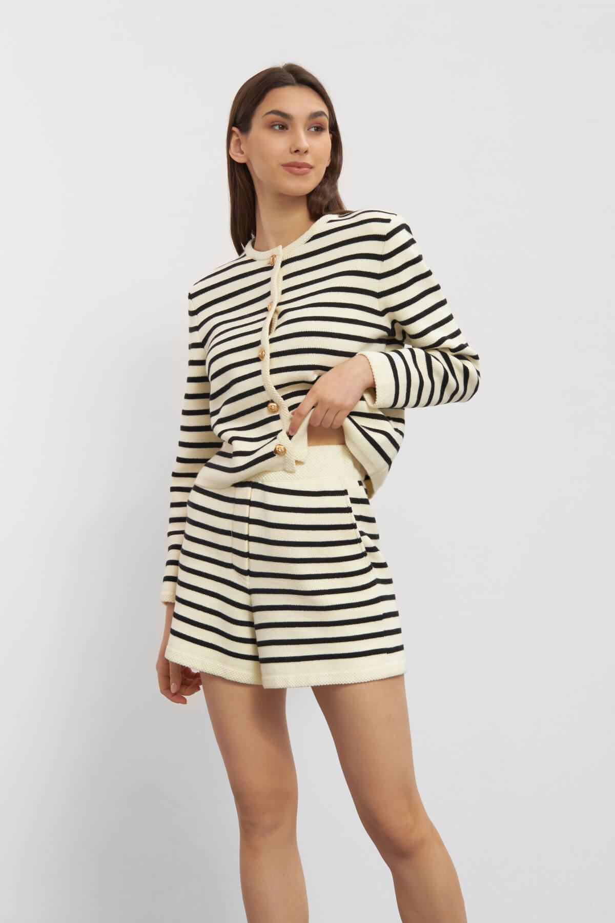 Sienna Shorts - Striped – M-KAE - Copenhagen